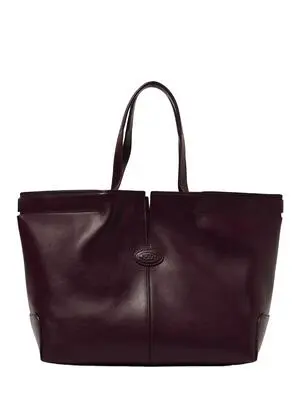 TOD'S Leather Tote Bag Leather