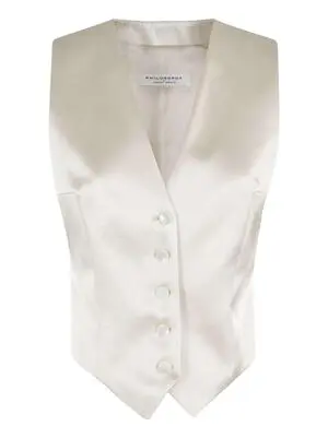 Philosophy Di Lorenzo Serafini Waistcoat - Ivory