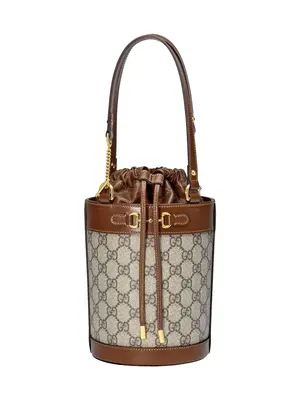 Gucci Horsebit 1955 Small Bucket Bag - Tan