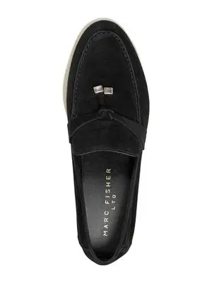 Marc Fisher Yanelli Suede Slip-on Loafers - Cancelleddark Brown