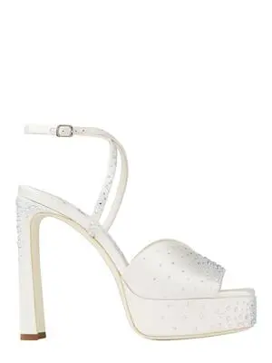 JIMMY CHOO Karli 125 Platform Sandals - Neutral
