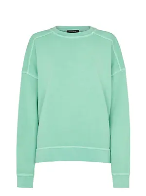 Whistles Relaxed-fit Cotton Sweatshirt - Green