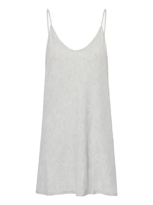 Skin Cotton Slip Dress - Heather Grey