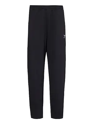 GYMSHARK Training Straight-leg Fleece Cotton-blend Jogging Bottoms - Gs Black