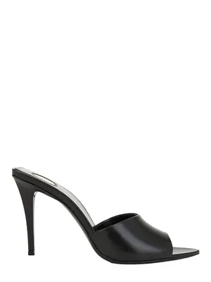 Saint Laurent Romy Mule Sandal - Nero