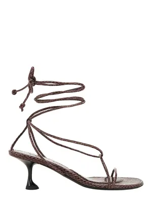 Proenza Schouler Tee Sandals - Chocolate