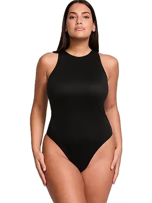 Victoria's Secret Bodywear Feathersoft™ Innovation Tank Bodysuit - Black