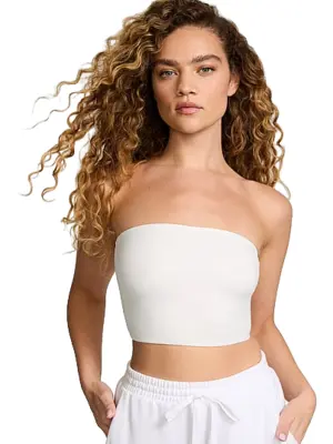 Victoria's Secret Bodywear With Feathersoft™ Innovation Tube Top - White,ivory
