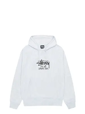 StÜssy Laguna Usa Hoodie - Ash Heather