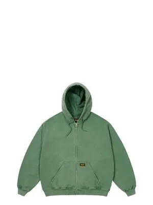 PALACE Triple Stitch Zip Hood Pigment Green