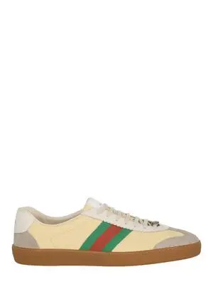 Gucci G74 Web Low Top Sneakers - Oatmeal