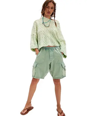 Free People Free People FP One Beck Shorts Green