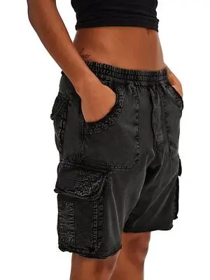 Free People Free People FP One Beck Shorts Washed Black
