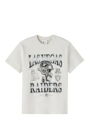 OVO X Nfl Las Vegas Raiders Graphic Team T-shirt - Ash Heather Grey