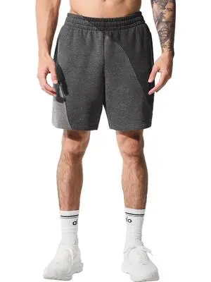 Alo Yoga 7" Make Waves Short - Dark Heather Grey Tonal
