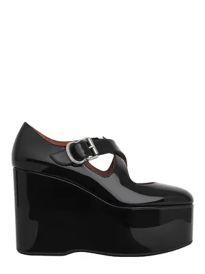 Alaïa Criss Cross Wedge - Black