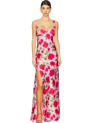 Show Me Your Mumu Maude Maxi Dress - Heart Throb