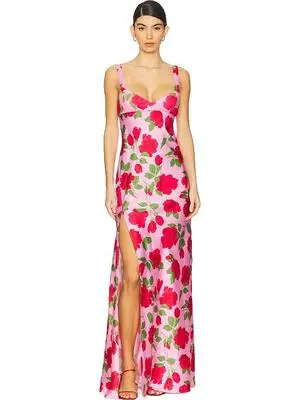 Show Me Your Mumu Maude Maxi Dress - Heart Throb