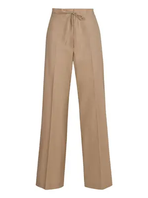 P.a.r.o.s.h Pleat Detailing Trousers - Neutrals