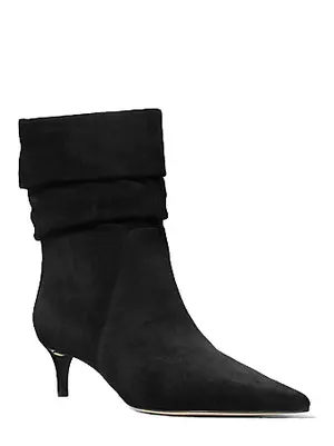 Michael Kors Dawn Suede Ankle Boots - Black