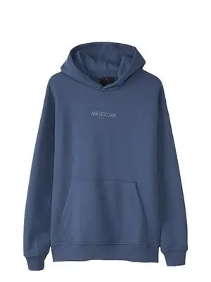 Nike Air Jordan Wordmark Fleece Hoodie - Diffused Blue