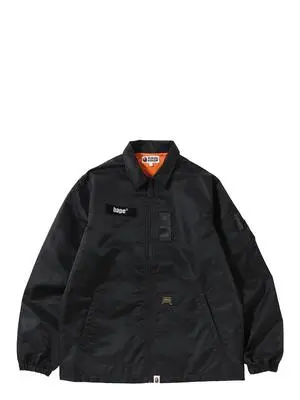 A BATHING APE Ma1 Detail Coach Jacket - Black
