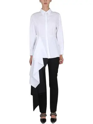 Alexander McQueen Asymmetric Shirt - White