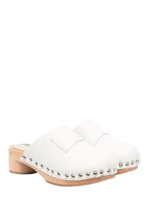 MAISON MARGIELA Wooden Clogs - Ivory