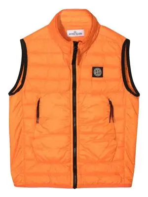 Stone Island Sleeveless Down Jacket - Orange