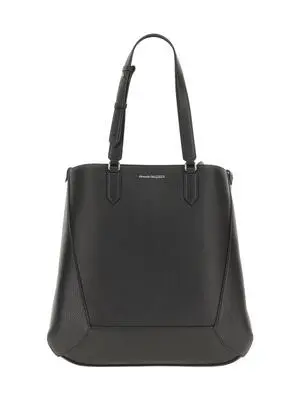 Alexander McQueen Tote Bag The Edge - Black
