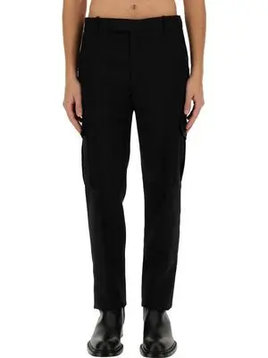 Alexander McQueen Regular Fit Military Pants - Black