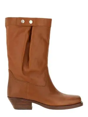 Isabel Marant Ademe Leather Boots - Brown