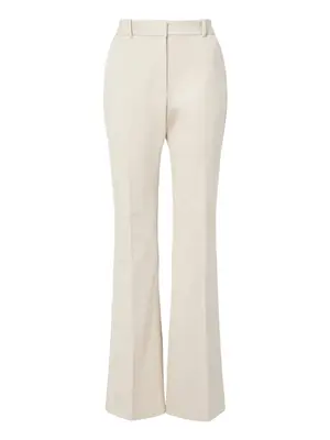 JOSEPH Tafira Mid-rise Flared Pants - Blue