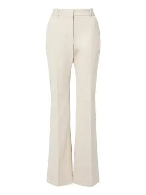 JOSEPH Tafira Mid-rise Flared Pants - Blue