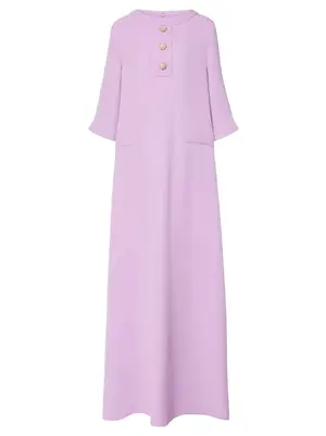 Valentino Garavani Silk Cady Gown - Purple