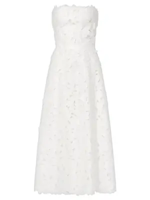 Costarellos Norina Lace Cocktail Dress - White