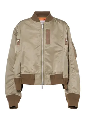 Sacai Technical Twill Blouson - Beige