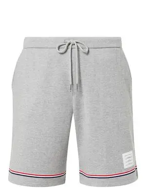 Thom Browne Thom Browne Striped Cotton Shorts Grey