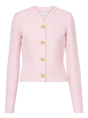 Giambattista Valli Tweed Jacket - Pink