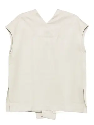 Studio Nicholson Greer Crossover Top - White