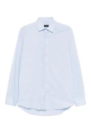 Etro Pegaso-motif Shirt - Blue