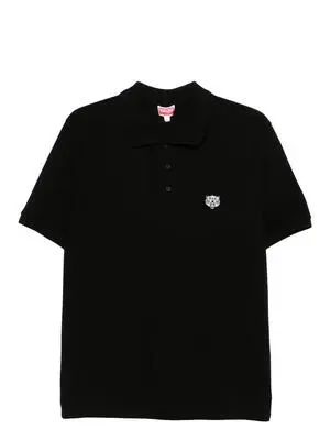 Kenzo Happy Tiger Polo Shirt - Black