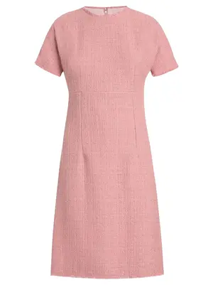 Dolce & Gabbana Dna Tweed Mini Dress - Pink
