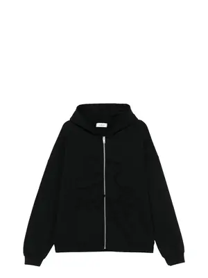 FLANEUR Blossom Patches Hoodie - Black