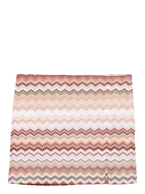 Missoni Zigzag Mini Skirt - Red