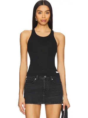 Alexander Wang Classic Racer Tank - Black