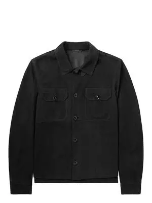TOM FORD Suede Chore Jacket - Black