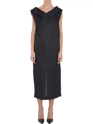 Khaite Selwyn Off-the-shoulder Dress - Black