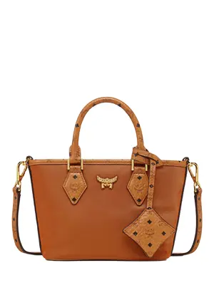 Mcm Mini Aren Tote Bag - Brown