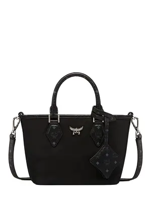 Mcm Aren Tote Bag - Black